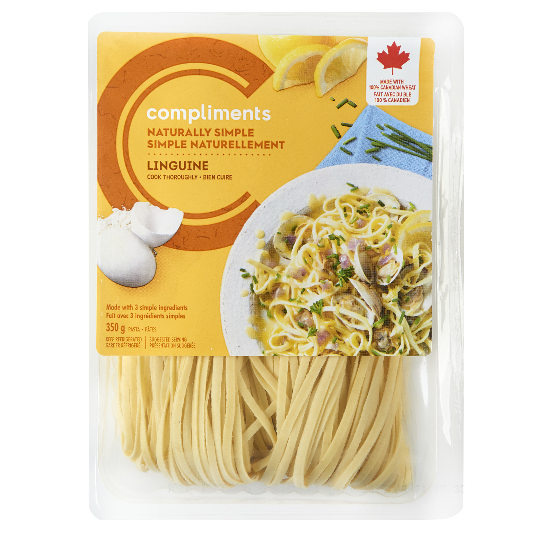 Naturally Simple Linguine Pasta 350 g | Compliments.ca