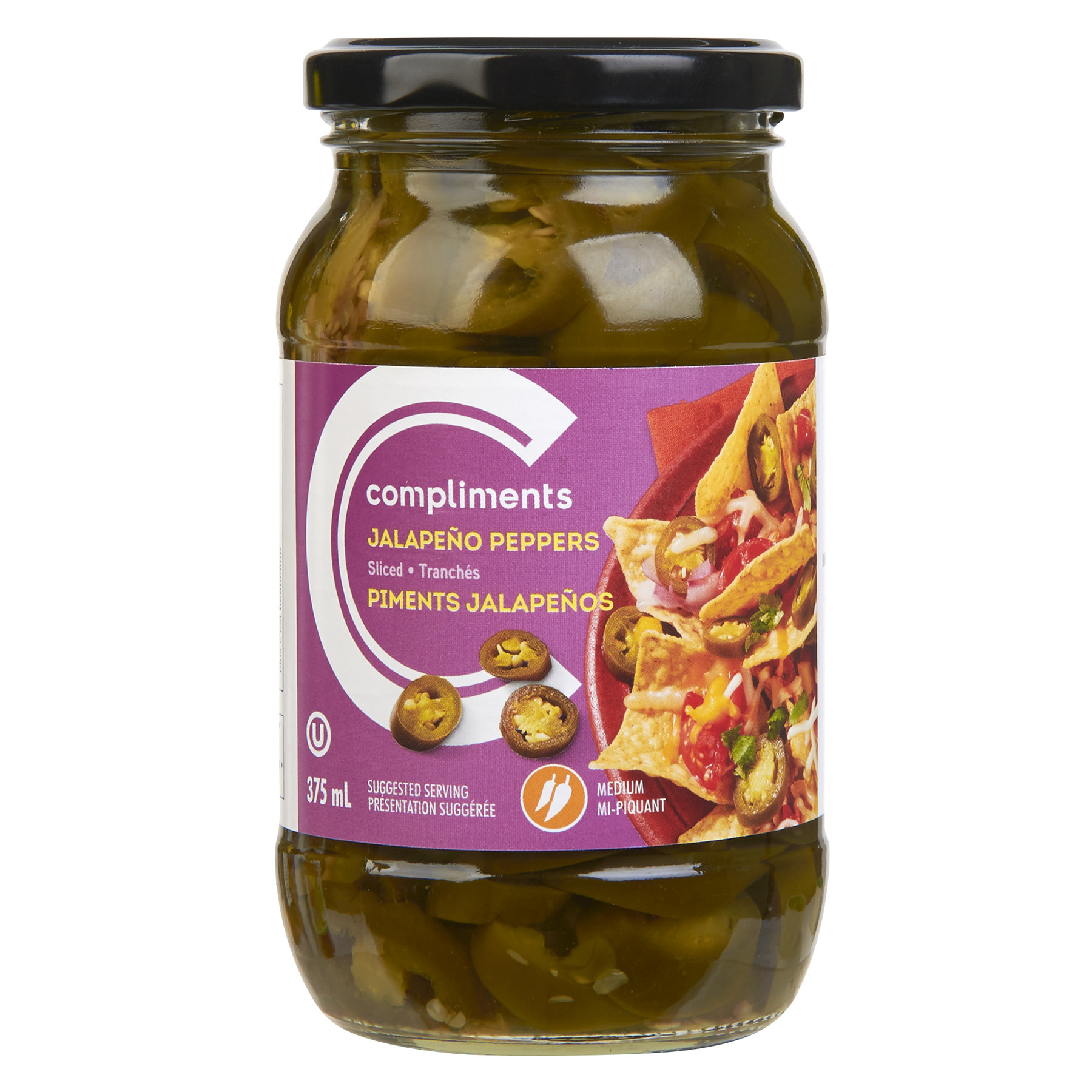 Sliced Jalapeño Peppers 375 mL | Compliments.ca