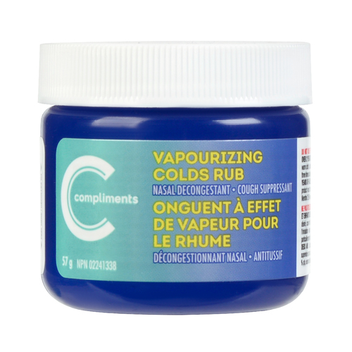 Vaporizing Cold Rub 57 g | Compliments.ca