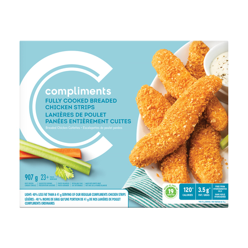 Balance Fully Cooked Chicken Strips 907 g | Compliments.ca