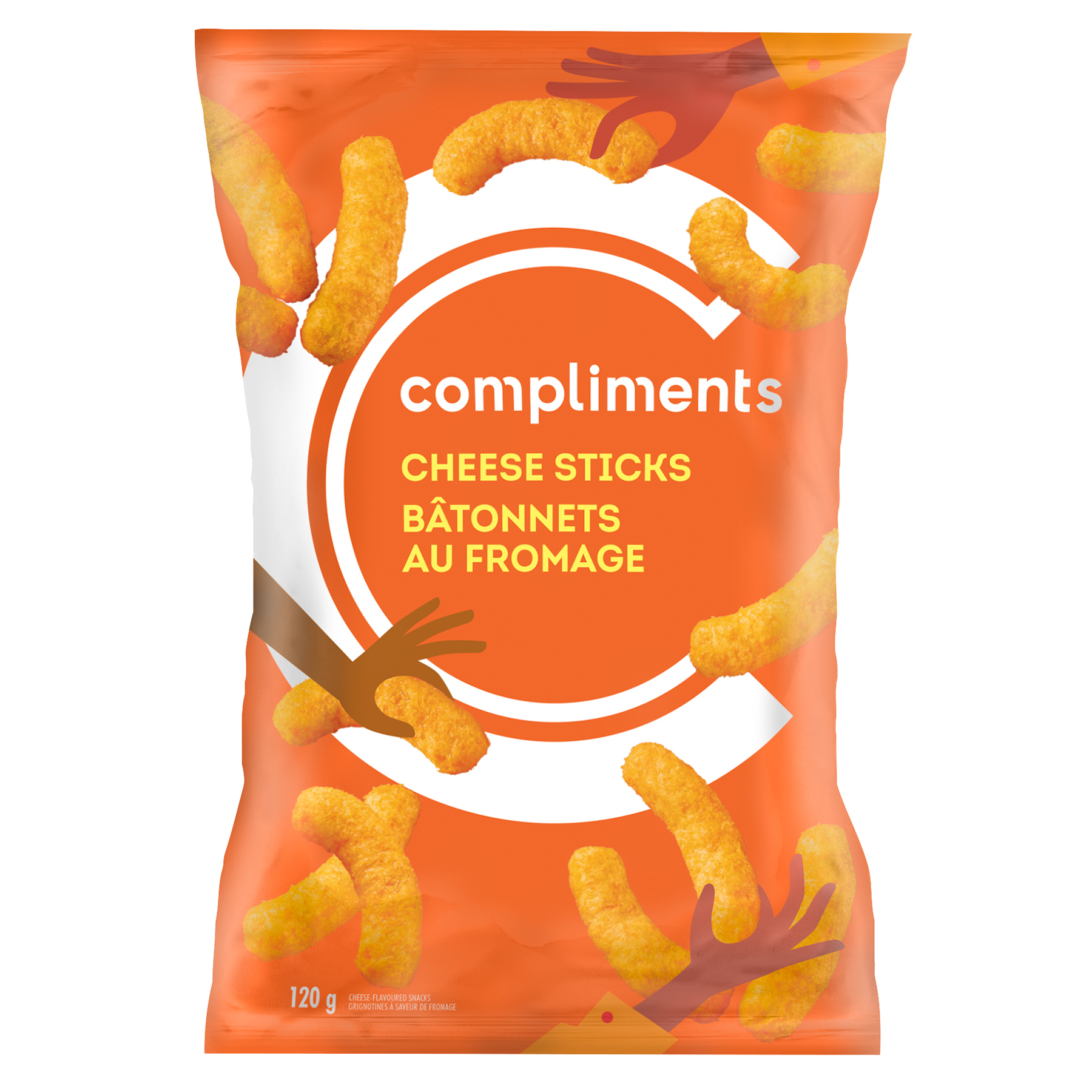 Bâtonnets au fromage 120 g | Compliments.ca