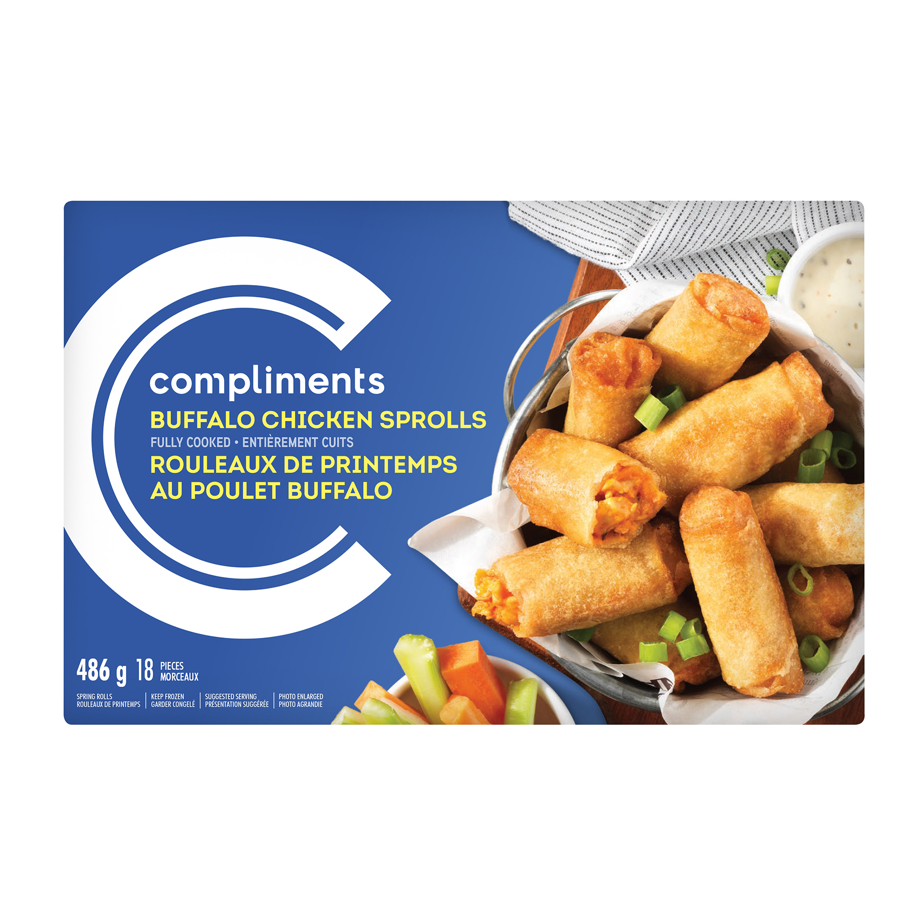 Buffalo Chicken Sprolls 486 g | Compliments.ca