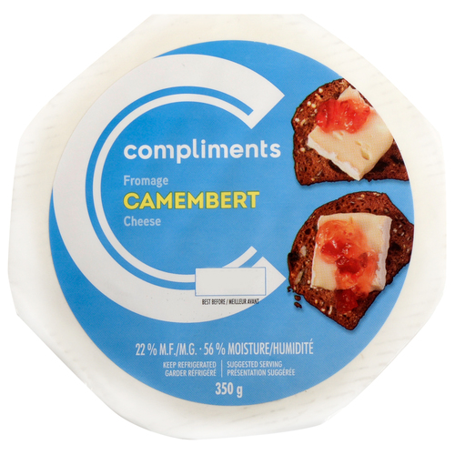 Camembert Cheese 350 g | Compliments.ca