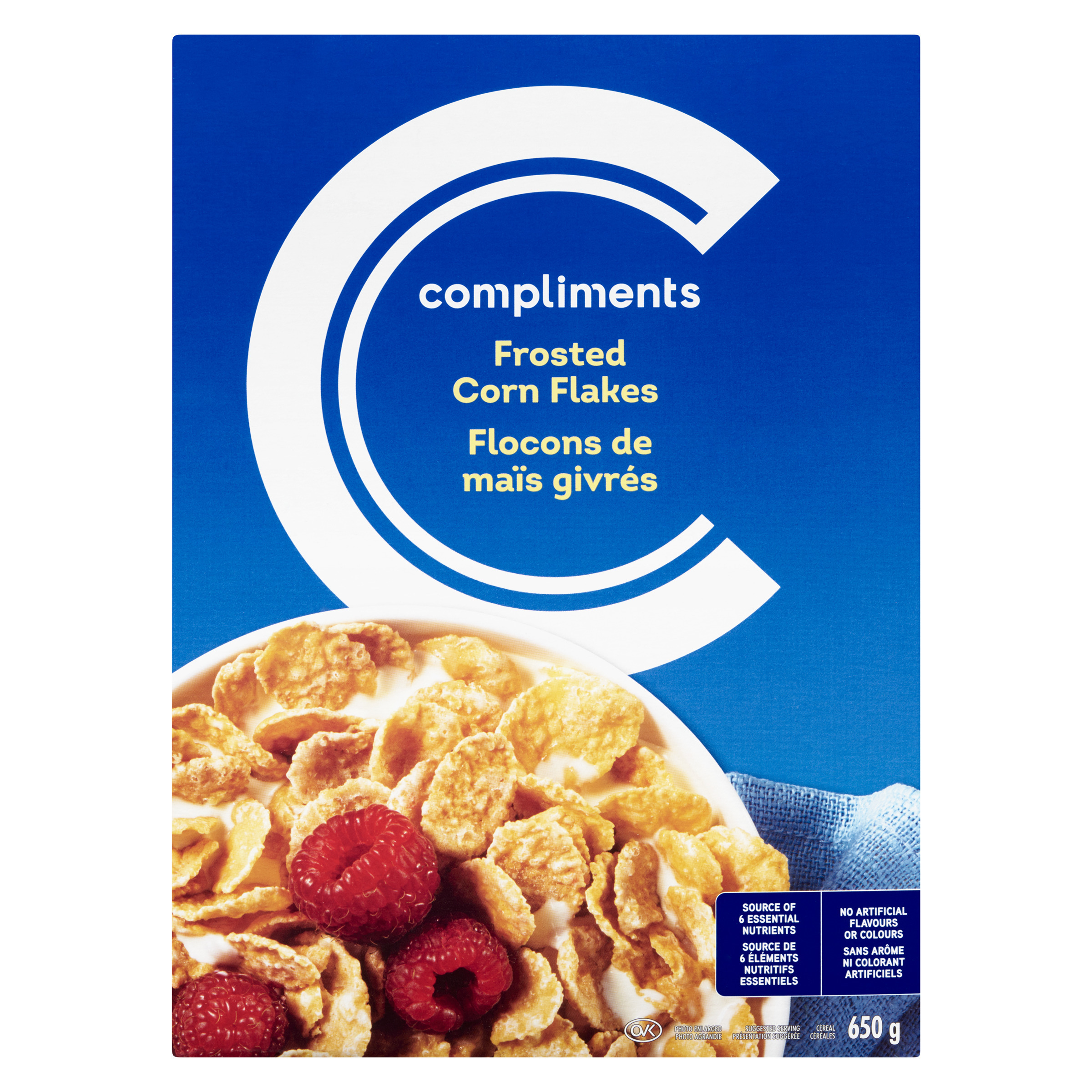 Cereal Frosted Corn Flakes 650 g | Compliments.ca
