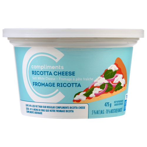 Cheese Ricotta Light 475 g | Compliments.ca