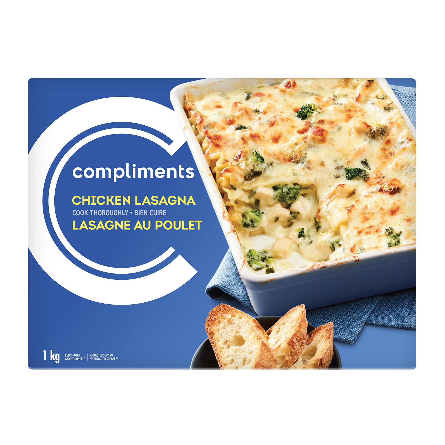 Chicken Lasagna 1 kg | Compliments.ca