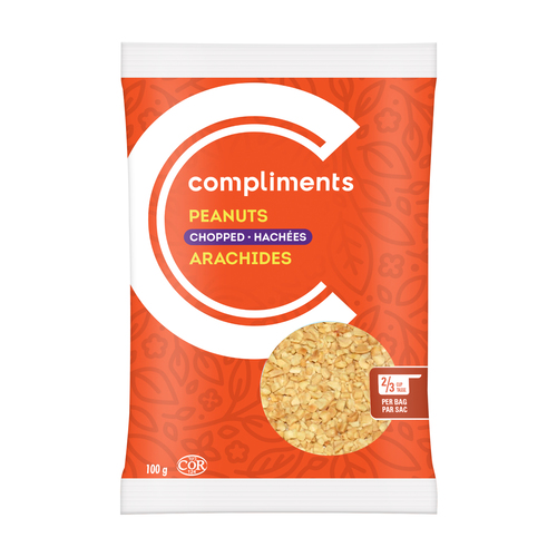 Chopped Peanuts 100 g | Compliments.ca