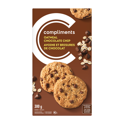 Cookies Oatmeal Chocolate Chip 300 g | Compliments.ca