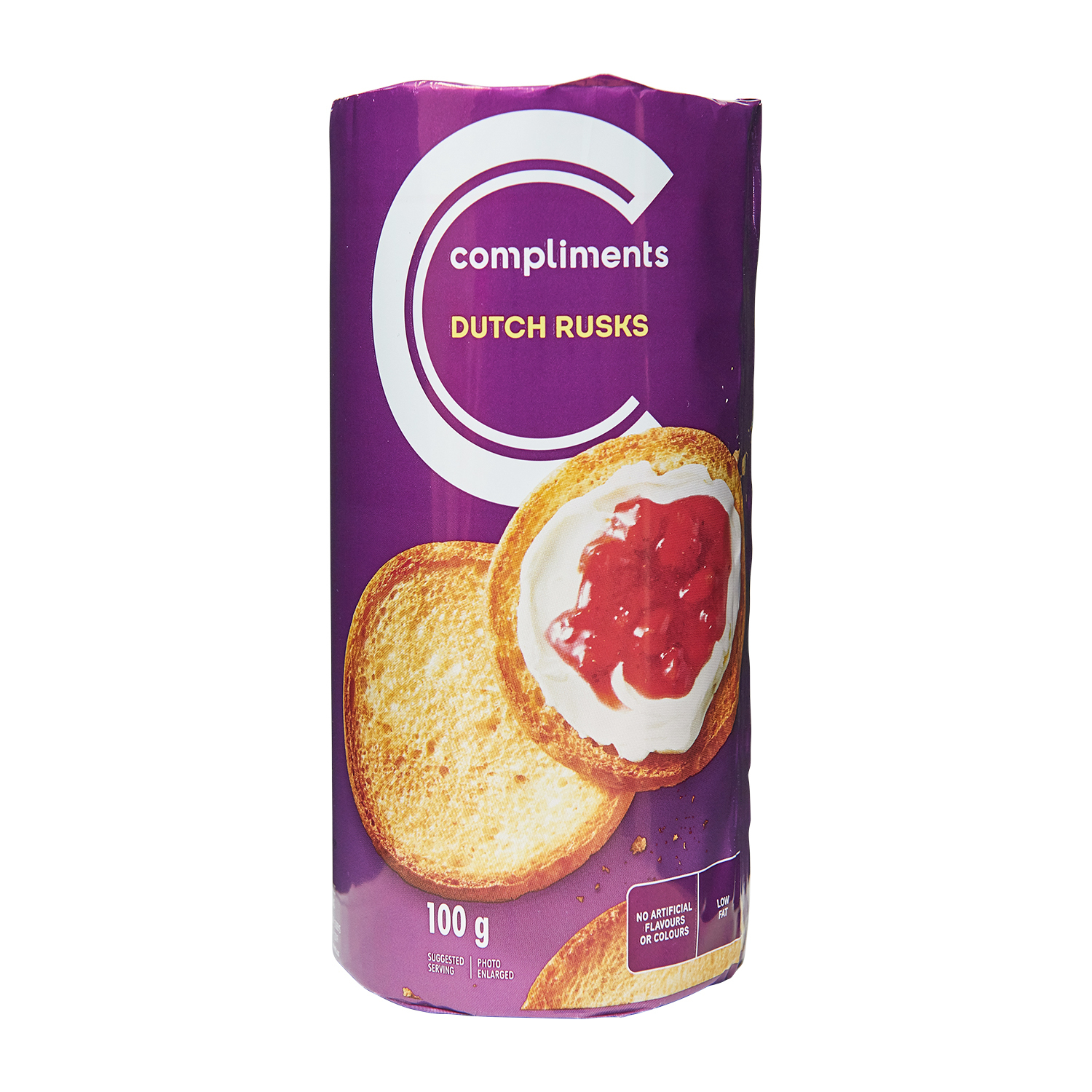 Dutch Rusks Original 100 g | Compliments.ca