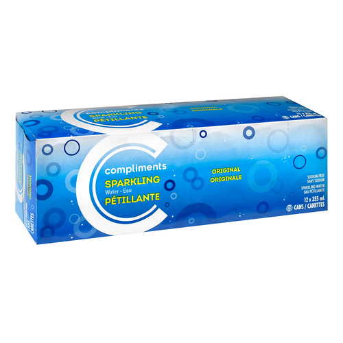 Eau pétillante originale, 355 ml | Compliments.ca