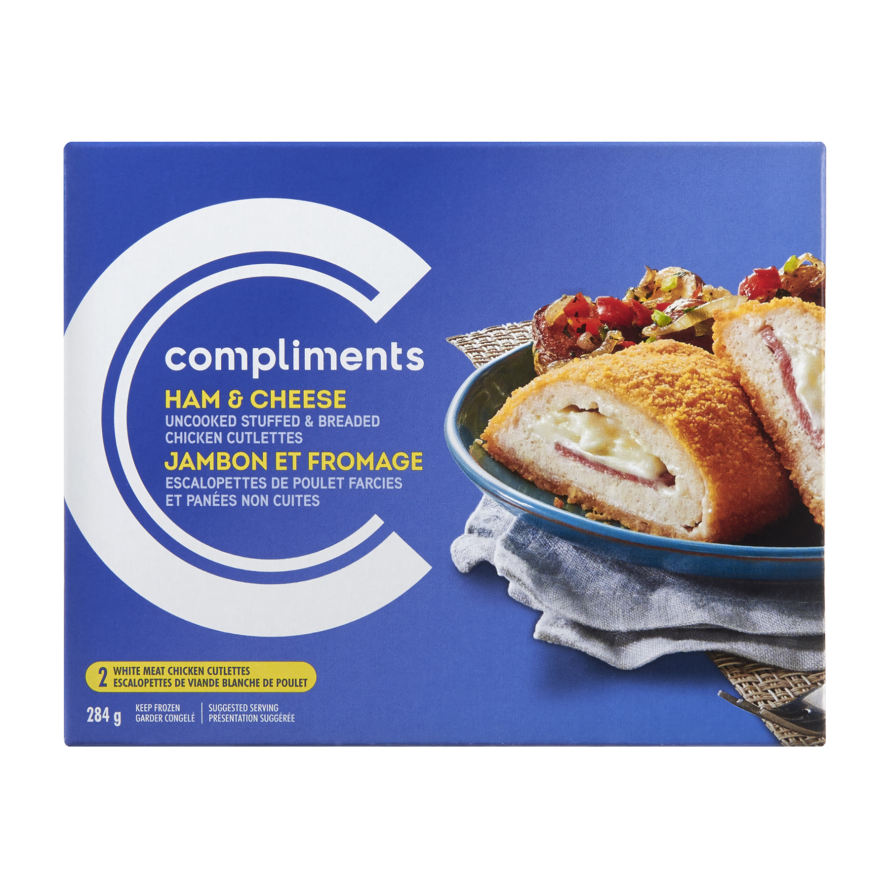 Ham And Cheese Stuffed Chicken Breast 284 g | Compliments.ca
