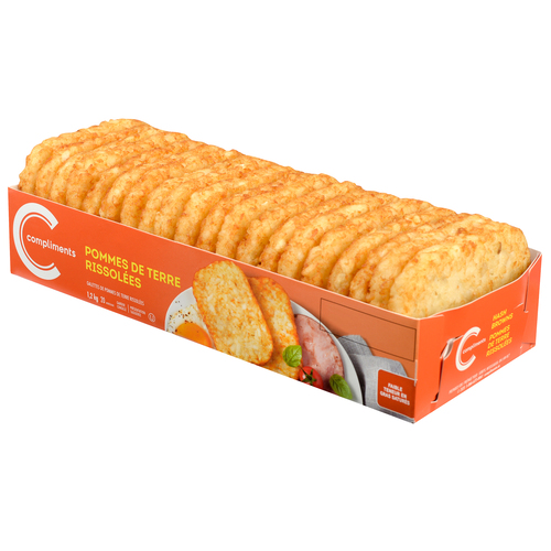 Hashbrown Patties 1.2 kg | Compliments.ca