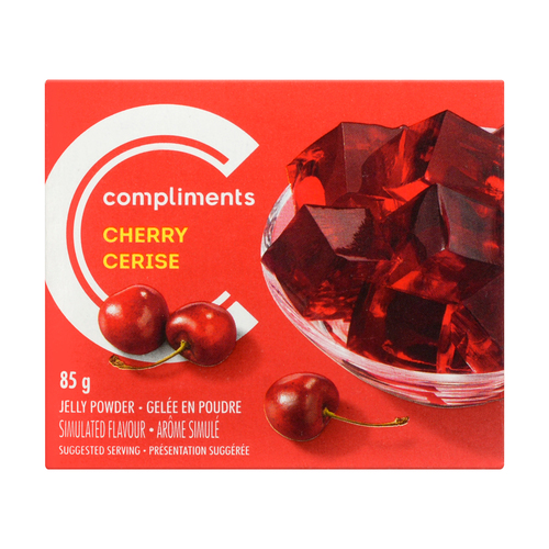 Jelly Powder Cherry 85 g | Compliments.ca