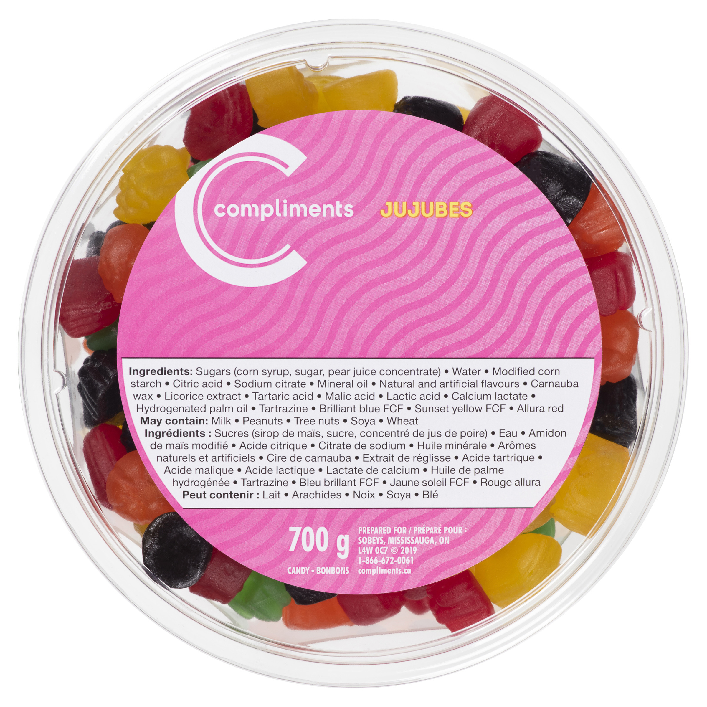 Jujubes 700 g | Compliments.ca