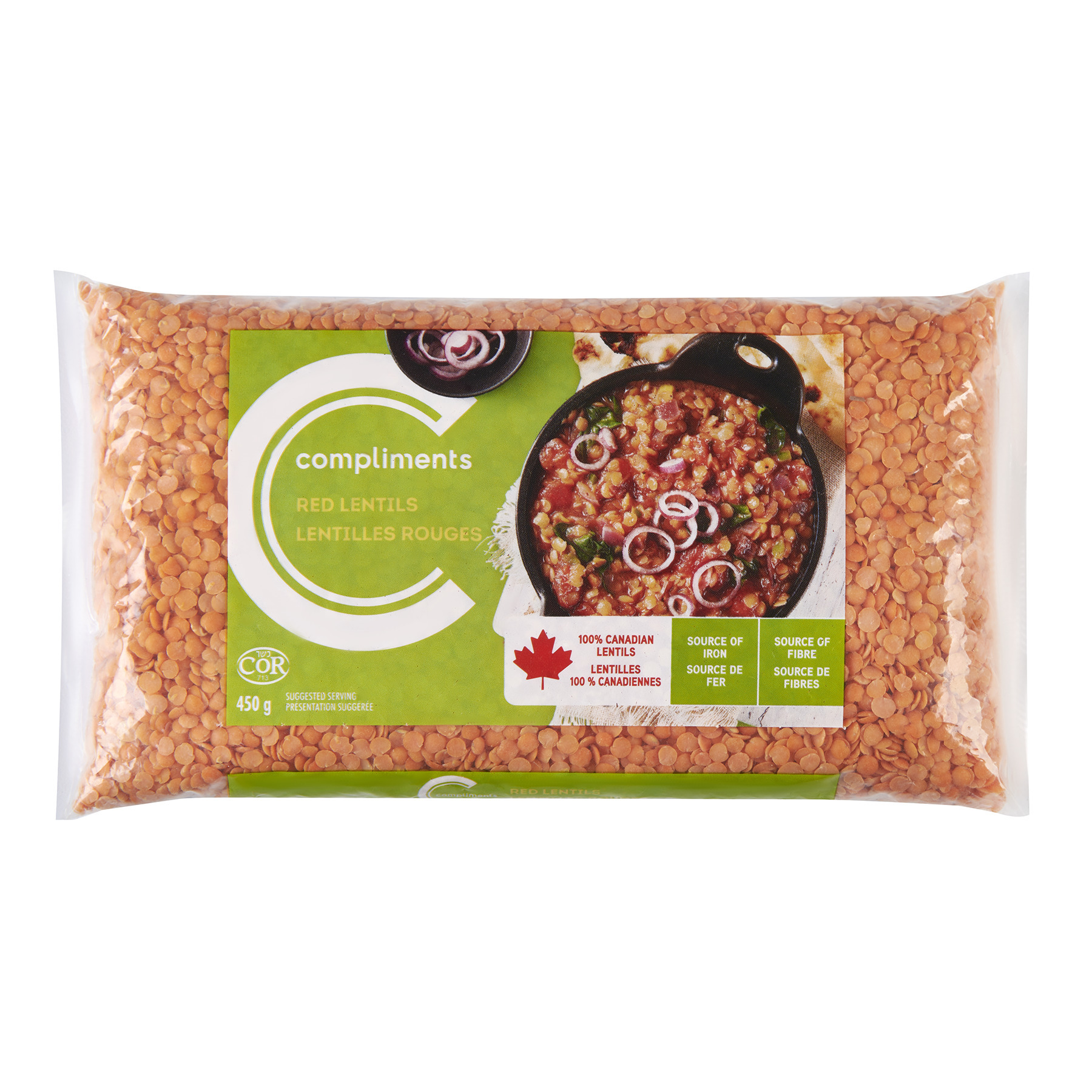 Lentilles rouges, 450 g | Compliments.ca