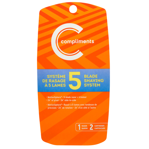 Mens Five Blade System Razor 1 EA | Compliments.ca