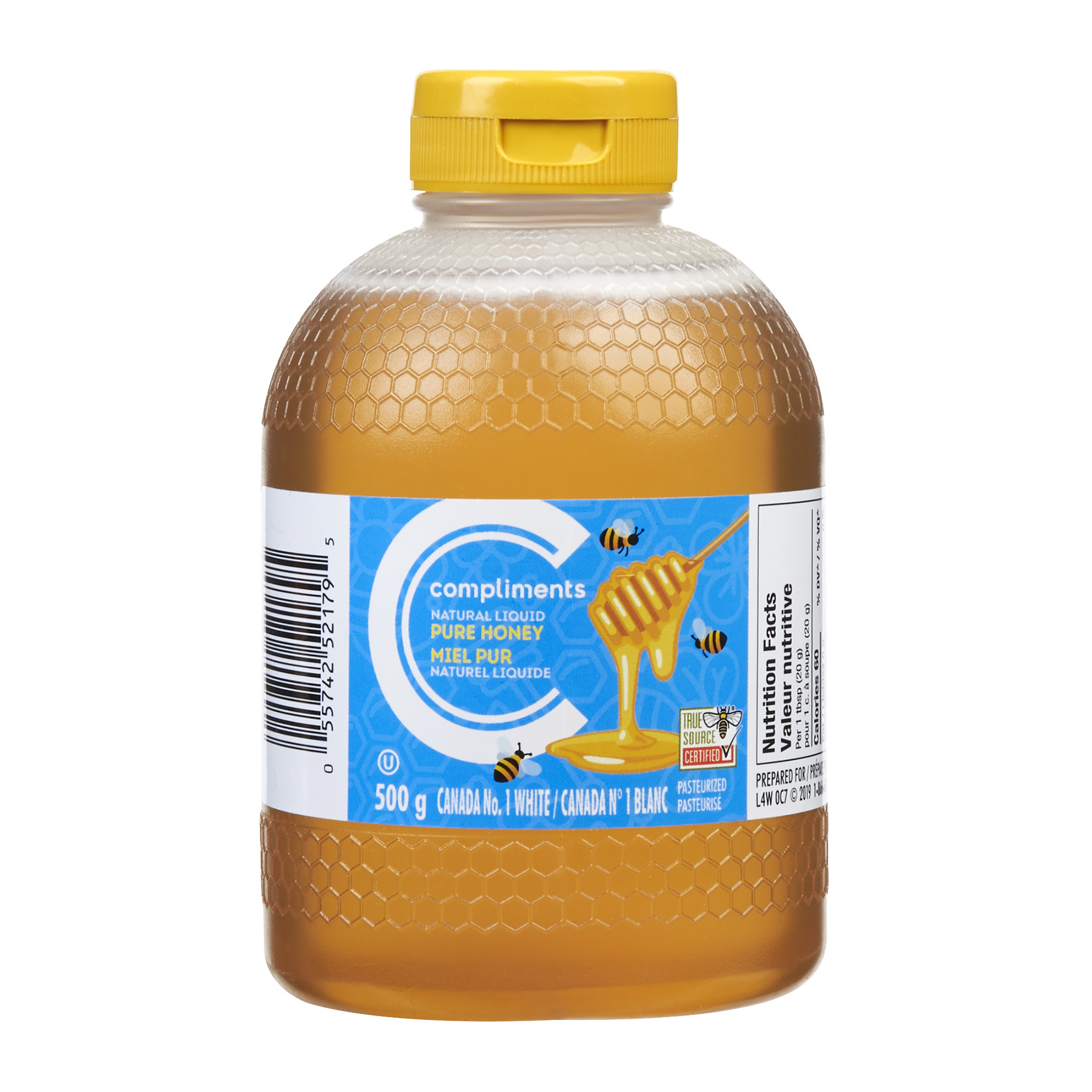 Miel liquide pur et naturel, 500 g | Compliments.ca