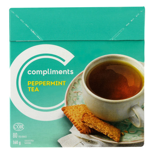 Peppermint Tea 80 EA | Compliments.ca
