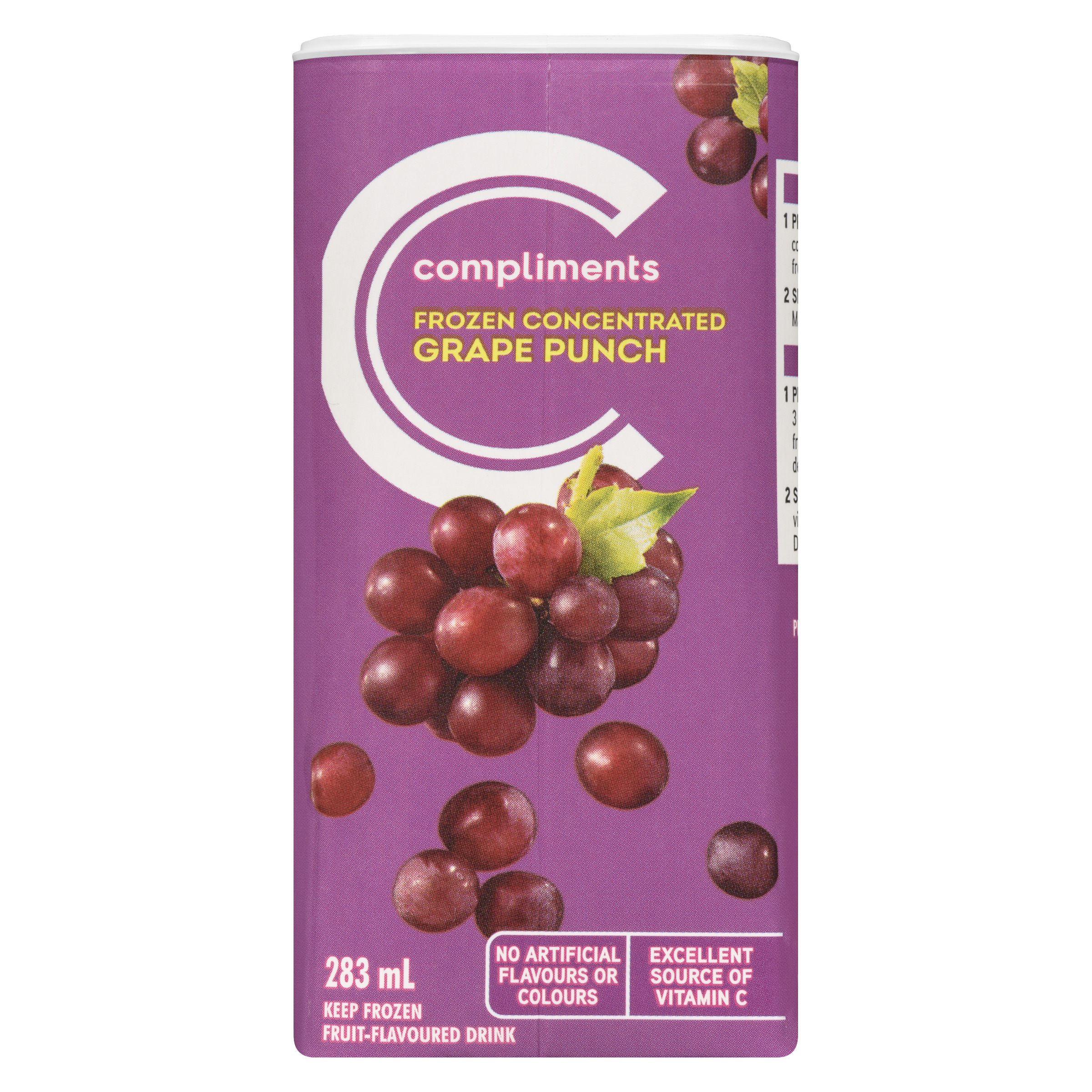 Punch aux raisins congelé concentré, 283 ml | Compliments.ca