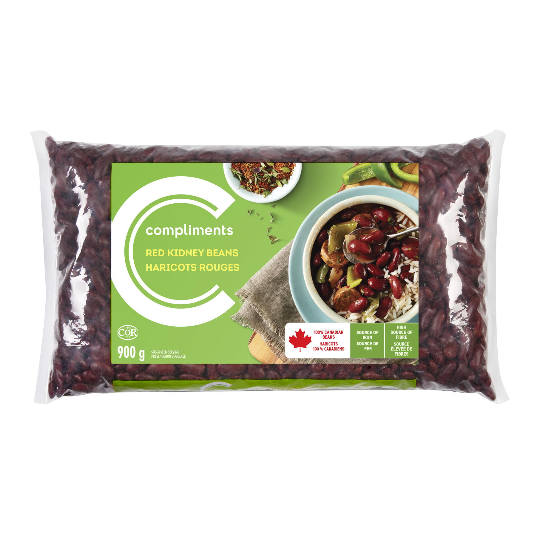 Red Kidney Beans 900 g | Compliments.ca