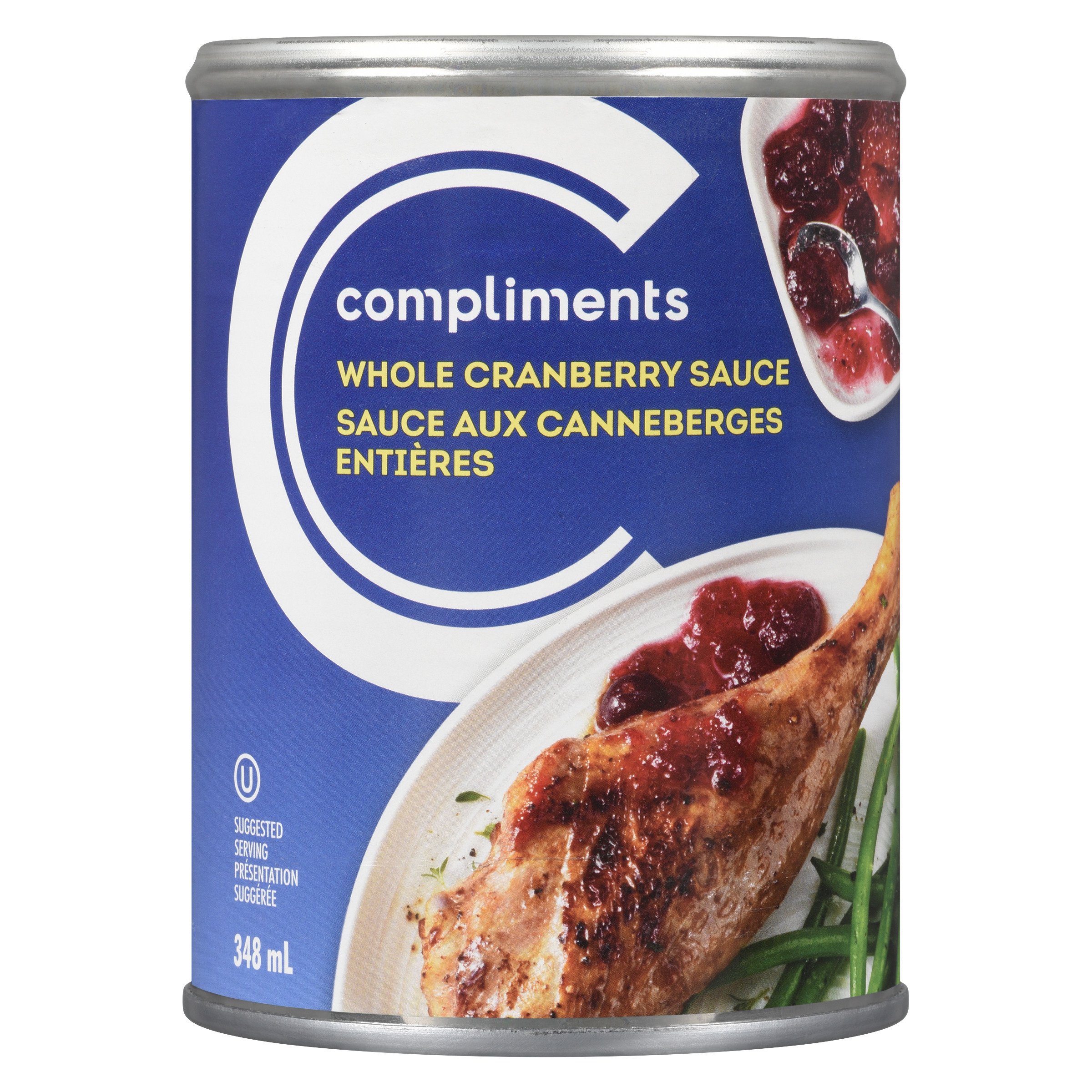 Sauce aux canneberges entières, 348 ml | Compliments.ca