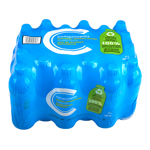Spring Water 24 x 500 mL | Compliments.ca