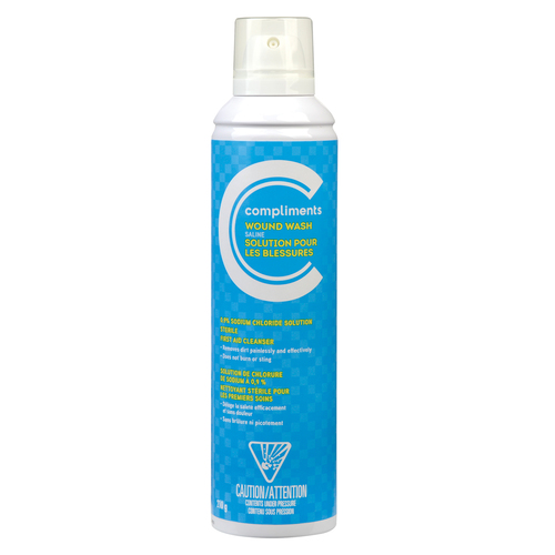 Sterile Saline Wash 210 ml | Compliments.ca