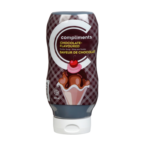 Sundae Topping Chocolate 428 ml | Compliments.ca