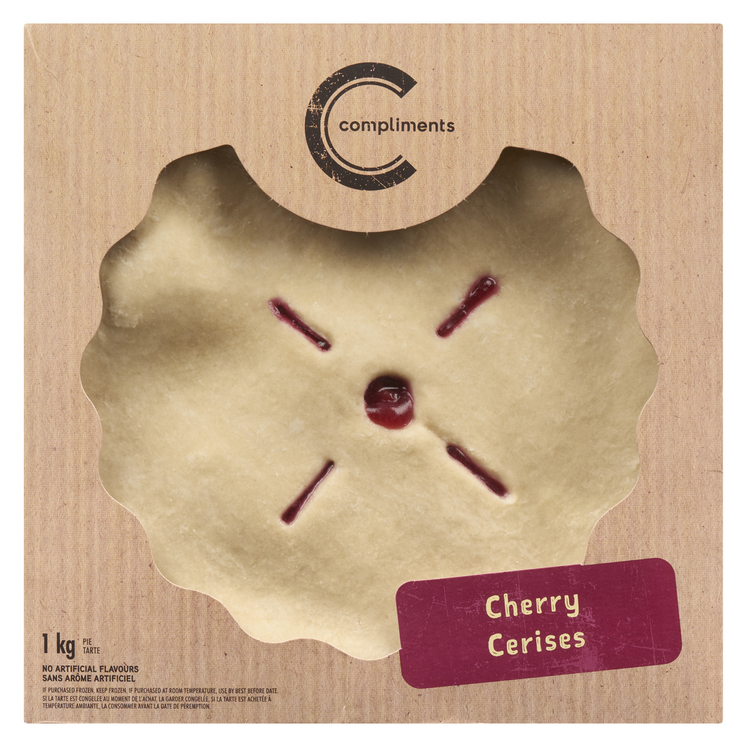Tarte aux cerises, 1 kg | Compliments.ca