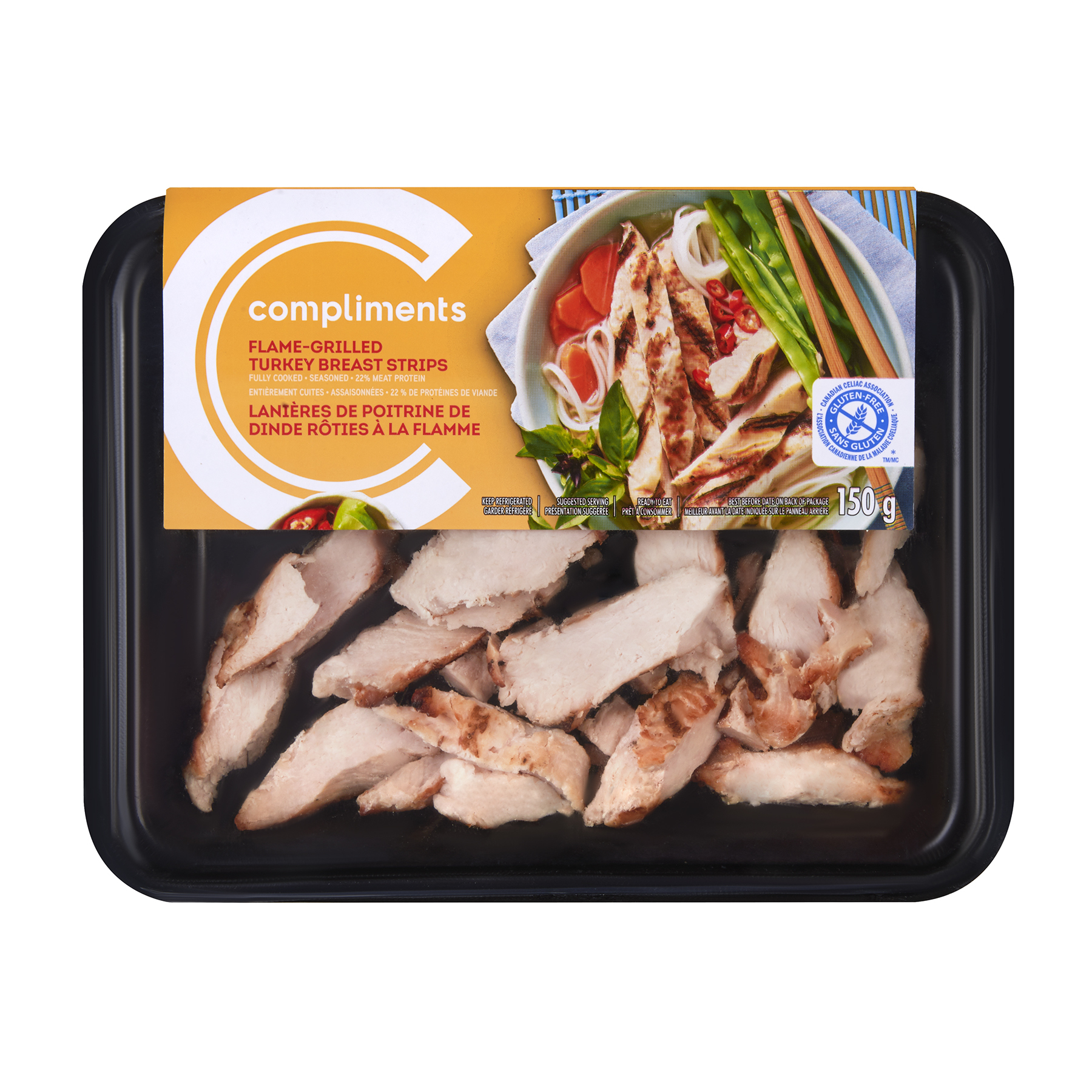 Turkey Breast Strips 150 g | Compliments.ca