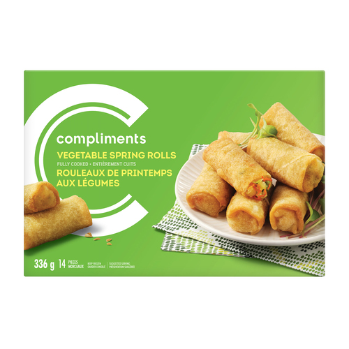 Vegetable Spring Rolls 336 g | Compliments.ca