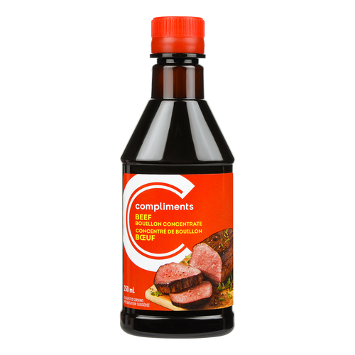 Bouillon Concentrate Beef 250 ml | Compliments.ca