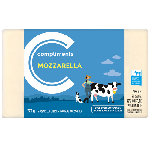 Cheese Mozzarella 270 g | Compliments.ca