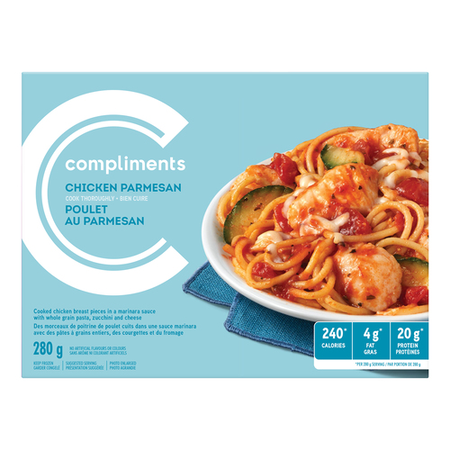 Frozen Entree Chicken Parmesan 280 g | Compliments.ca