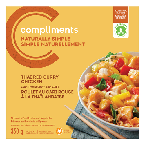 Frozen Entree Naturally Simple Thai Red Curry Chicken 350 g ...