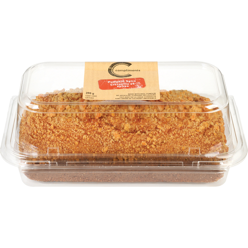 Pumpkin Spice Loaf Cake 390 g | Compliments.ca