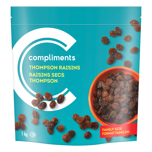 Thompson Raisins 1 kg | Compliments.ca