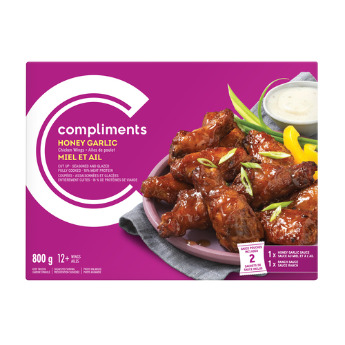Compliments Honey Garlic Chicken Wings Cooking Instructions at Molly ...
