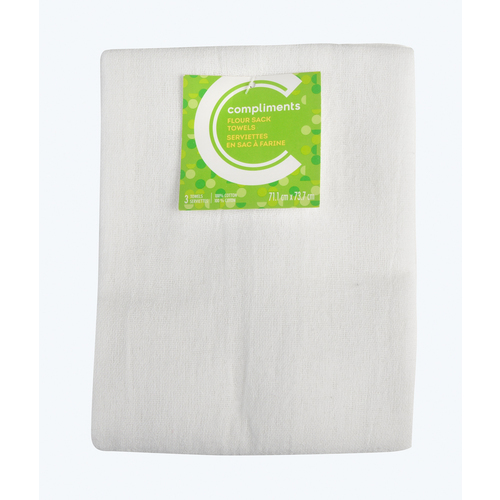 Flour Sack Towels 3 Pack | Compliments.ca