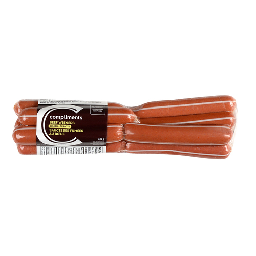 Wieners Beef Jumbo 600 g | Compliments.ca