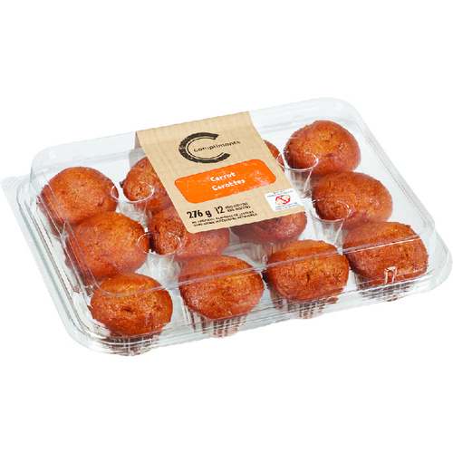 Mini Carrot Muffins 276 g | Compliments.ca