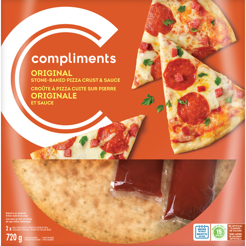Stone Baked Pizza Kit Original 720 g | Compliments.ca