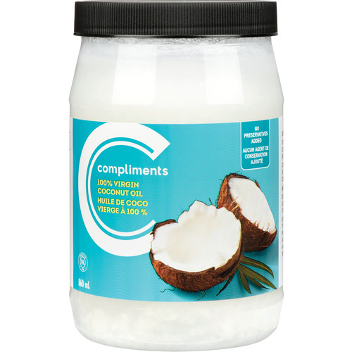 100% Virgin Coconut Oil 860 ml | Compliments.ca