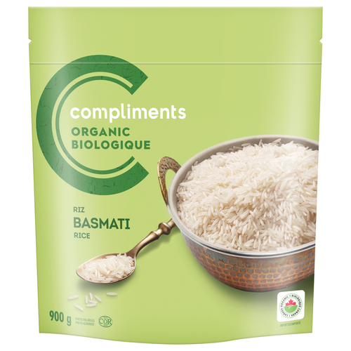 Organic Basmati Rice 900 g | Compliments.ca