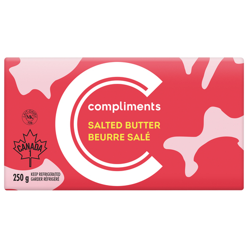 Butter Salted 250 g | Compliments.ca