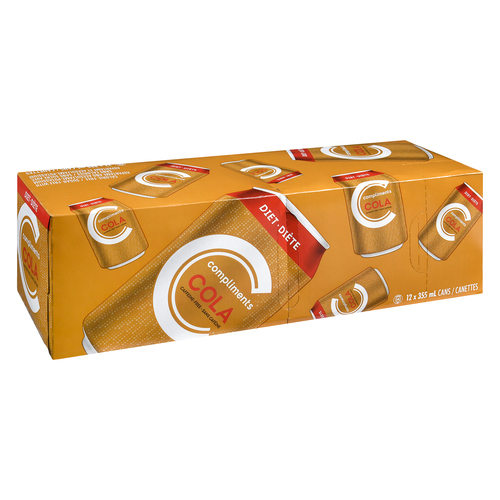 Caffeine Free Diet Cola 12 x 355 ml | Compliments.ca