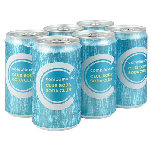 Club Soda 6 x 222 ml | Compliments.ca