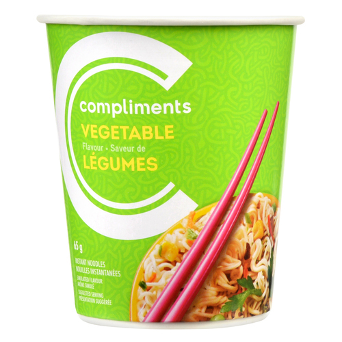 Cup Noodles Vegetable 65 g | Compliments.ca