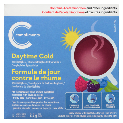 Daytime Cold Tablet 10 EA | Compliments.ca