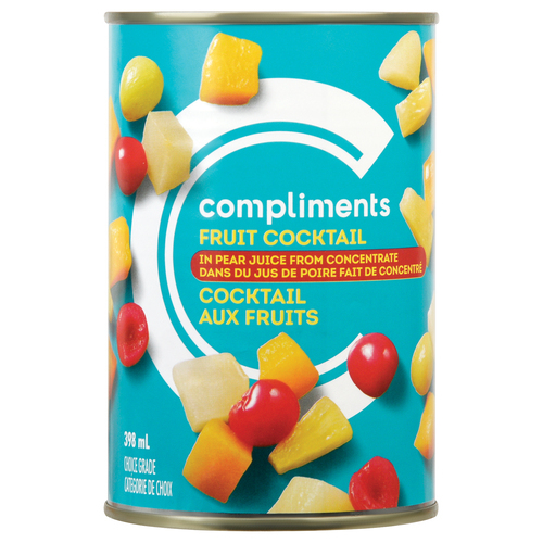 Fruit Cocktail In Pear Juice 398 ml | Compliments.ca